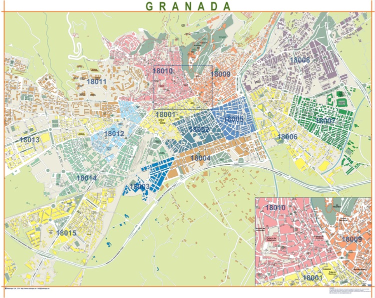 granada | Mapas Magnéticos Imanes